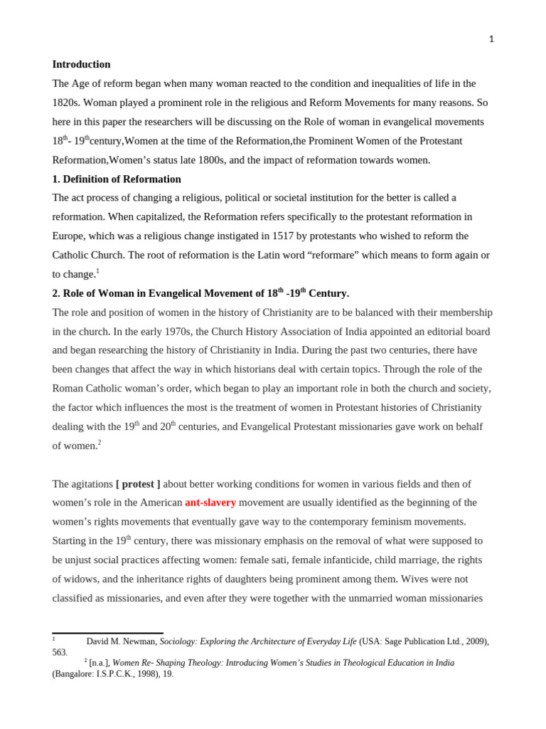 Women in the ministry | PDF | Protestantism | Martin Luther