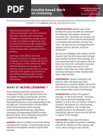 Active Listening Research Guide | PDF | Empathy | Sales