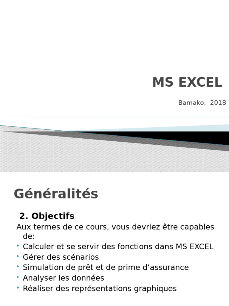MS EXCEL Avance Eri | PDF | Microsoft Excel | Informatique