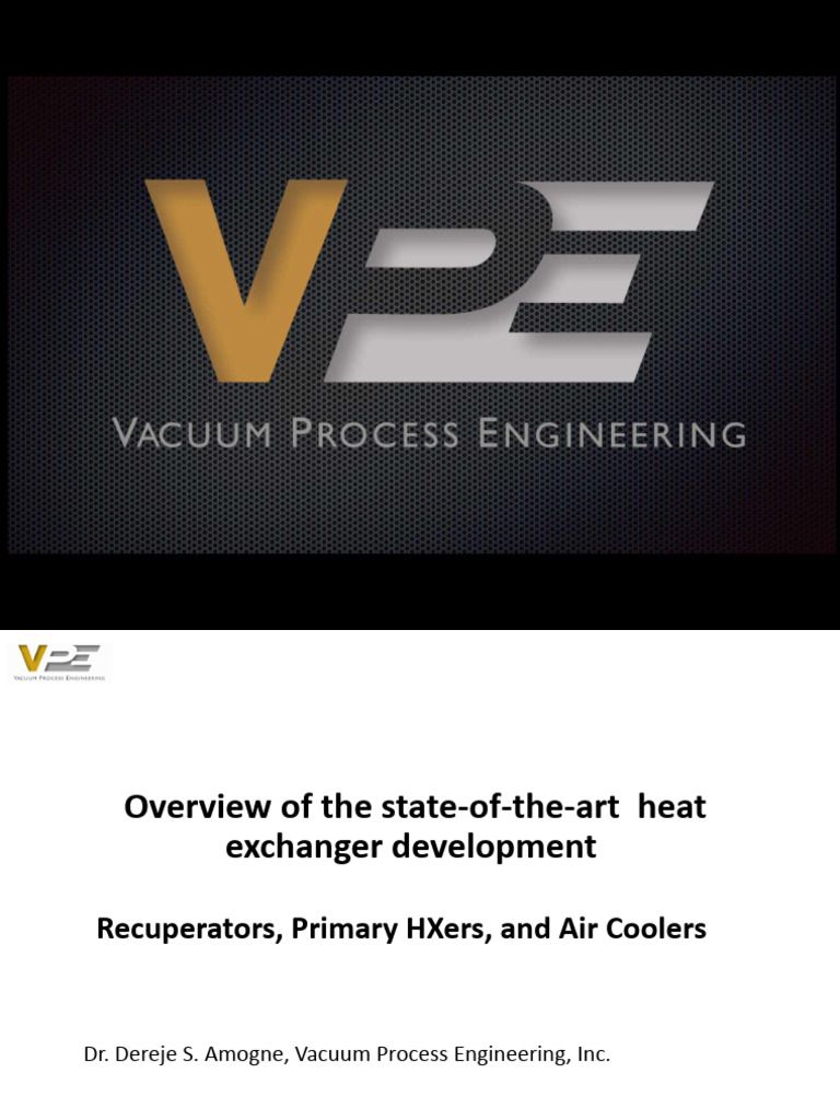 sCO2 Heat Exchanger Development Insights | PDF | Heat Exchanger | Heat