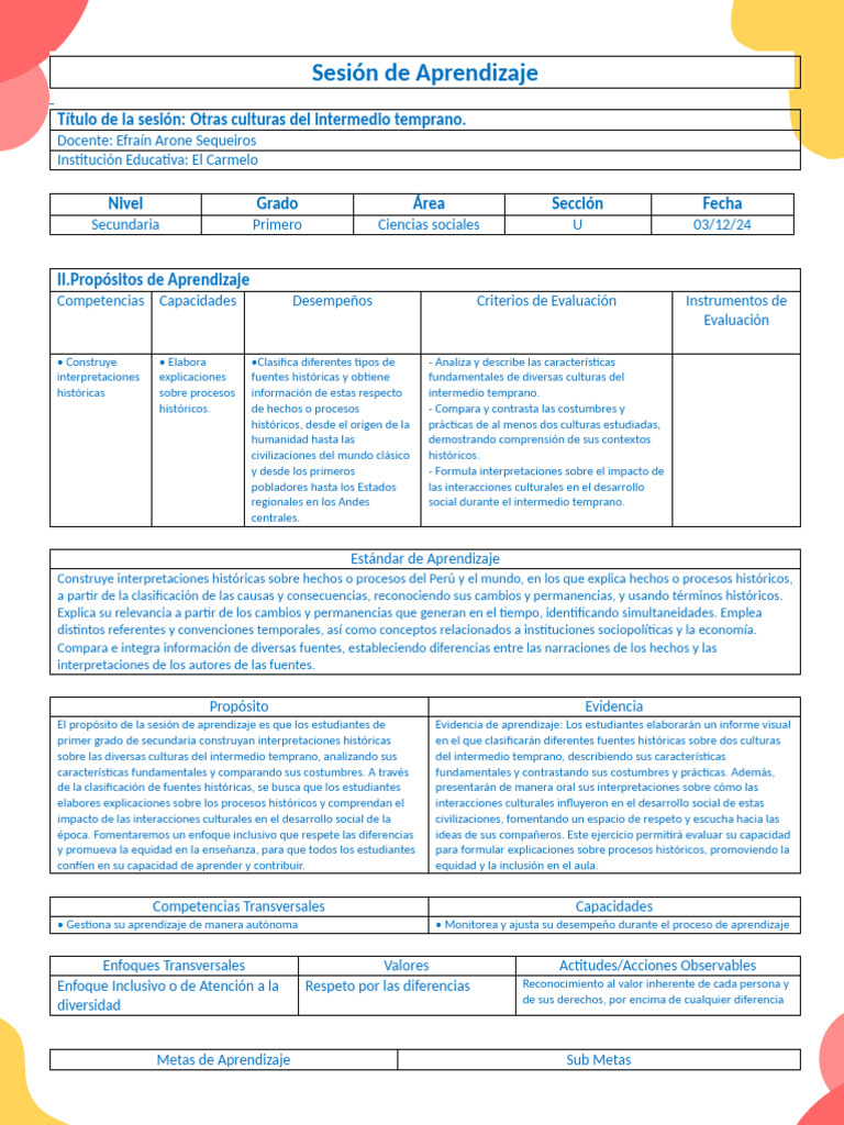 02, Otras Culturas Del Intermedio Temprano | PDF | Aprendizaje ...