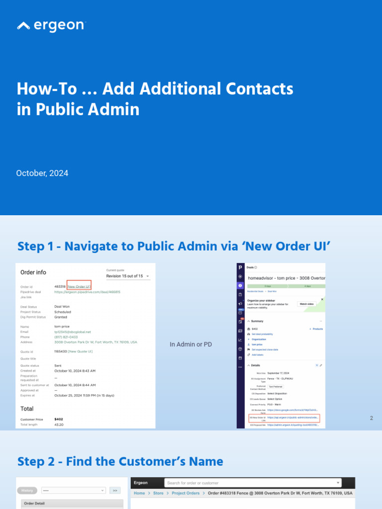 How-To ... Add Additional Contacts in Public Admin - Oct 2024 | PDF