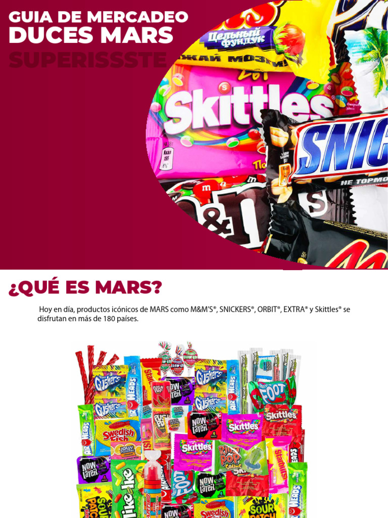 Dulces Mars Guia de Mercadeo - Compressed | PDF | Alimentos