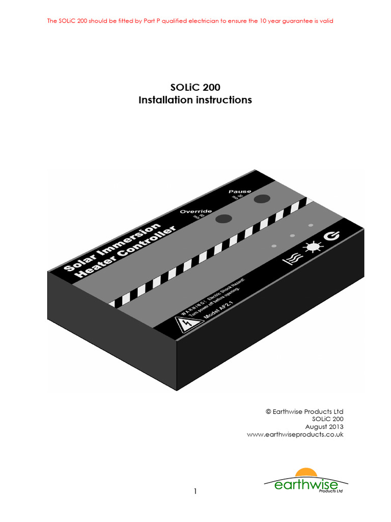 SOLiC-200-Installation-guide GESTOR EXCEDENTES | PDF | Electrical ...