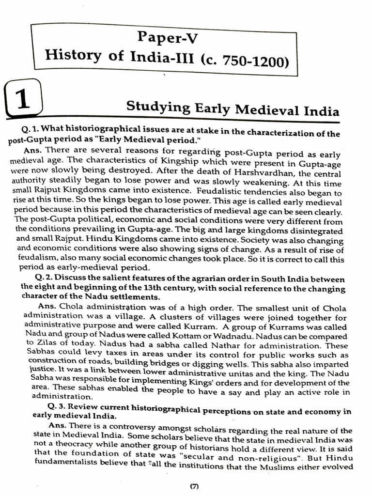 Studying Early Medieval India | PDF