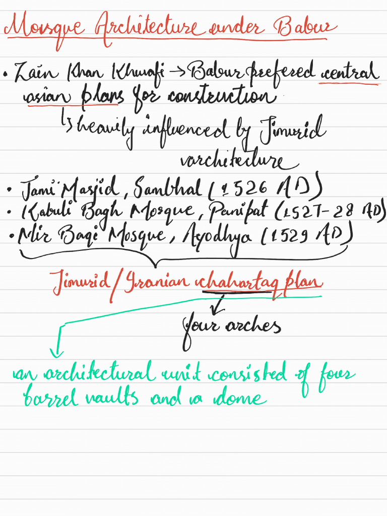 Mosques under Babur | PDF