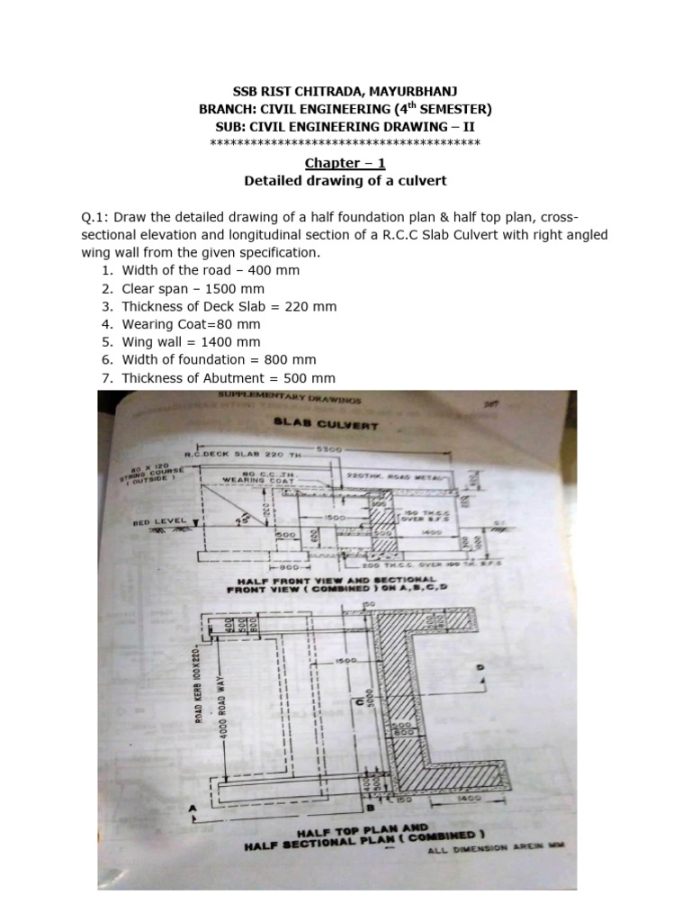 Civil Engineering Drawing Guide | PDF