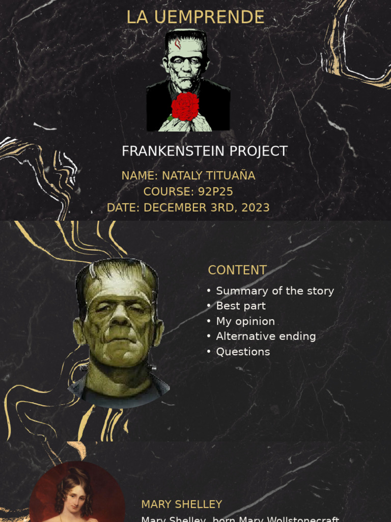 Frankenstein Project Overview | PDF