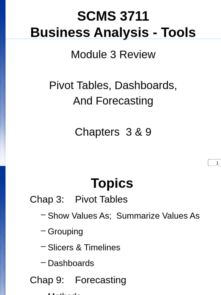 Module 3 Review | PDF