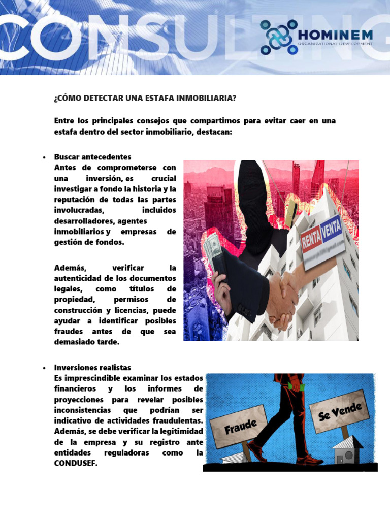 Cómo Detectar Una Estafa Inmobiliaria - Noticias Ius | PDF