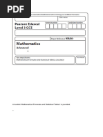Shadow Paper Edexcel Maths | PDF | Mathematical Objects | Mathematical Analysis
