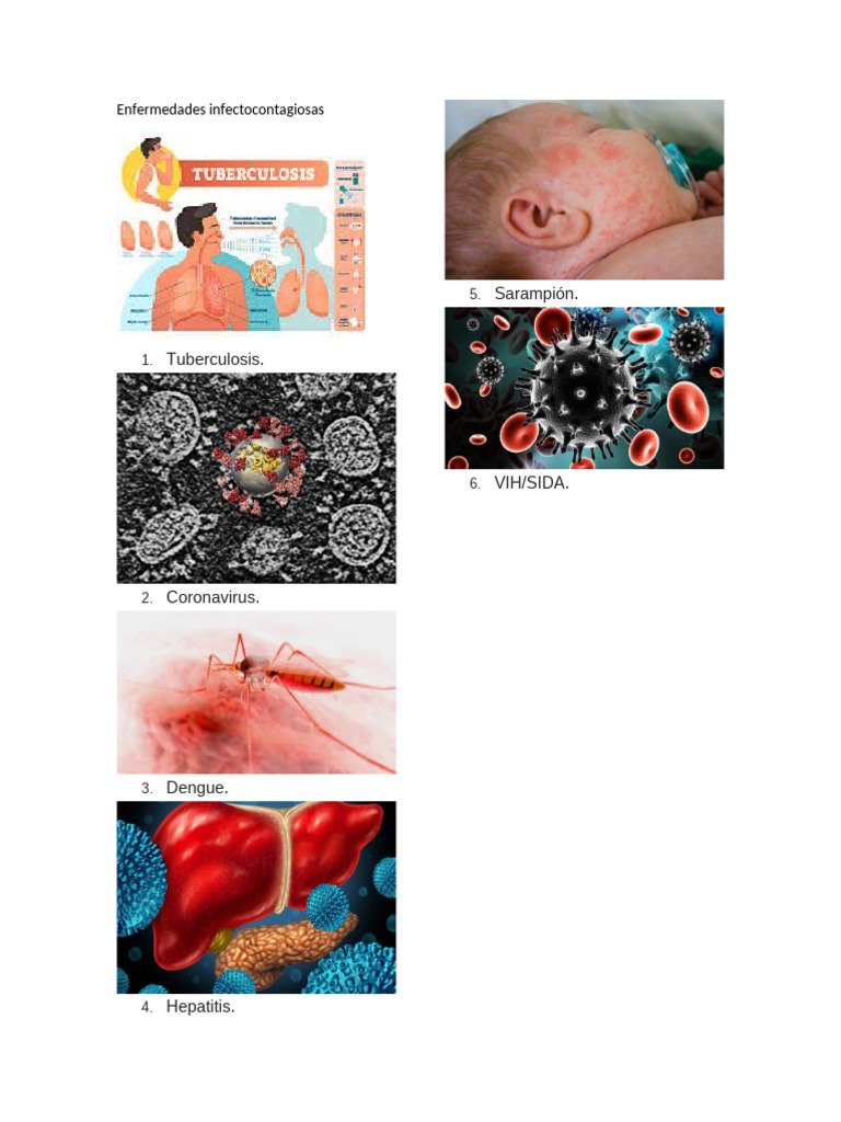 Enfermedades infectocontagiosas | PDF