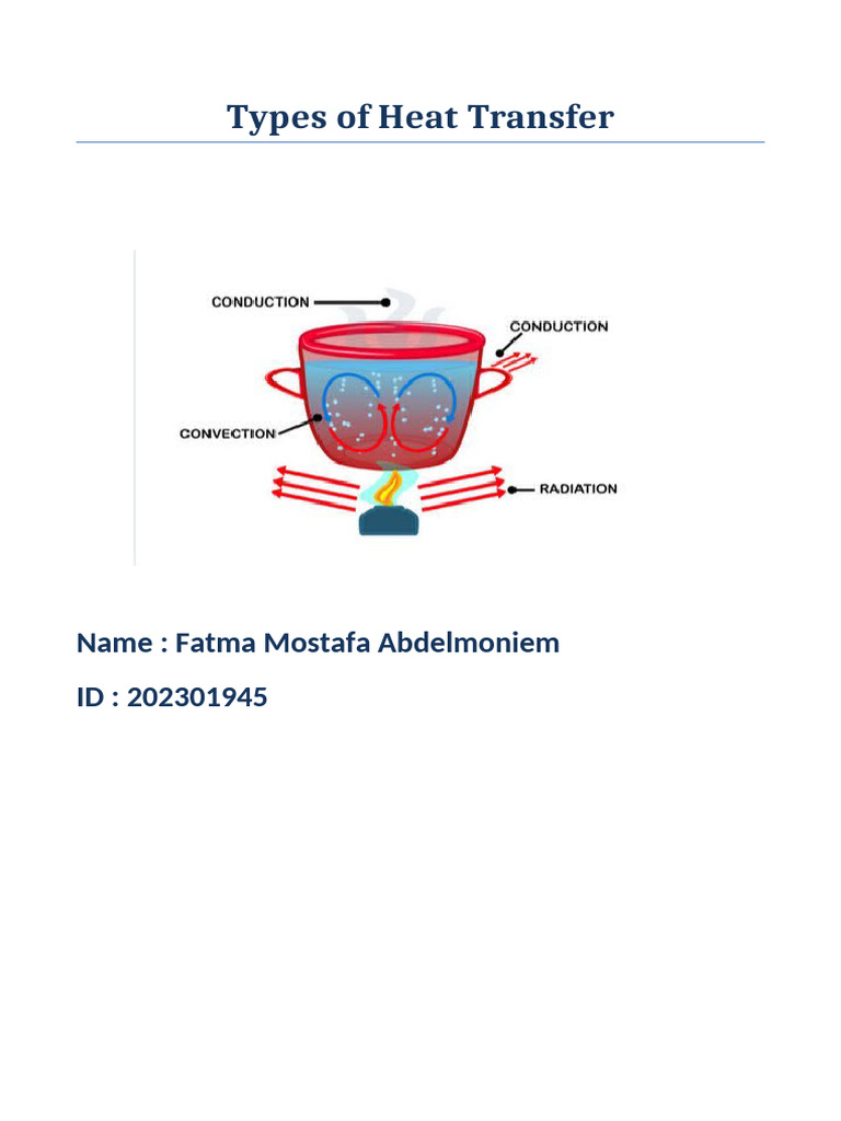 Types of Heat Transfer | PDF
