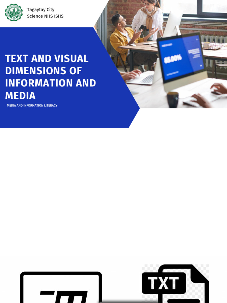 Q2 W4 Text and Visuals Media Information | PDF