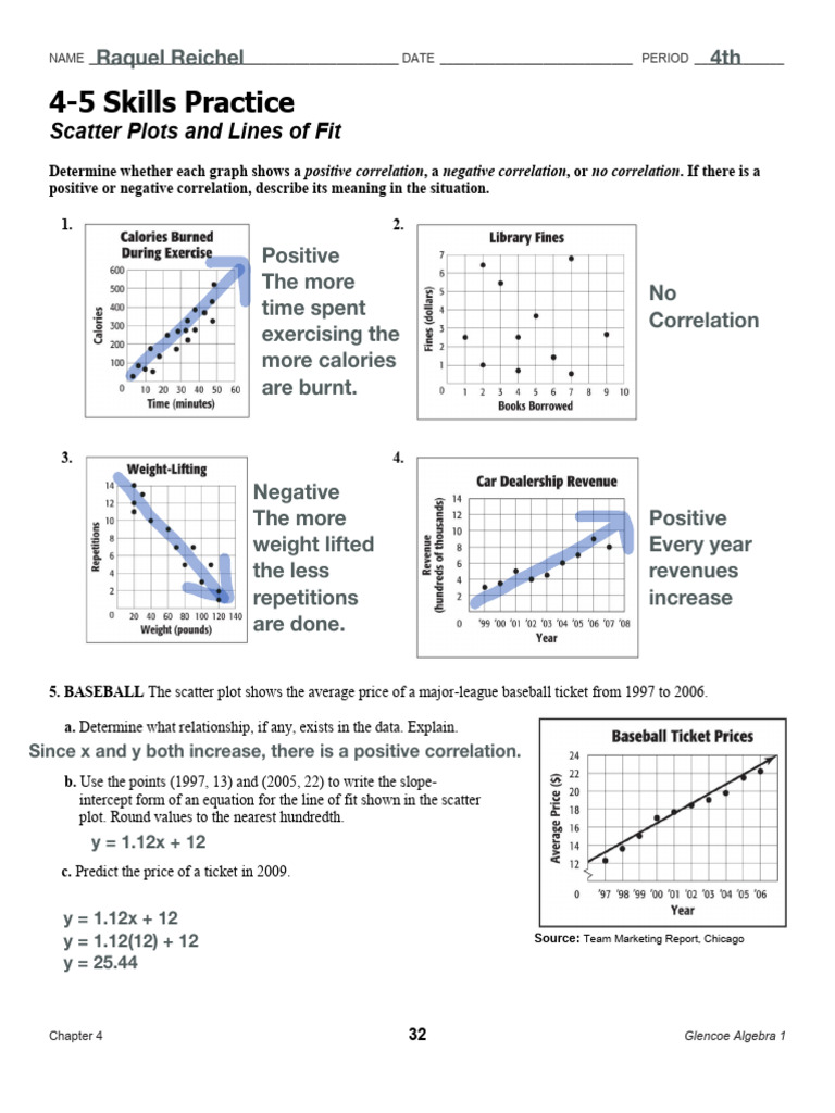 4-5 Skills Practice Blank | PDF