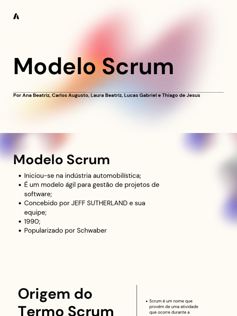 Modelo Scrum para Gestão de Projetos | PDF | Engenharia de Software ...