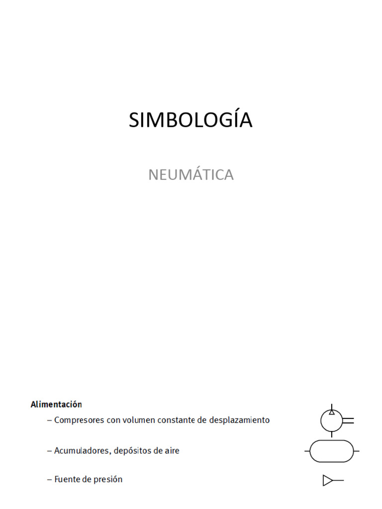 Simbología Neumática | PDF