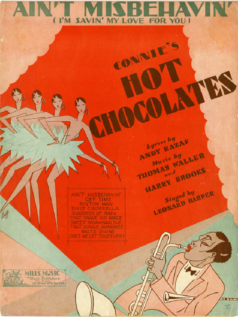Aint Misbehavin 1929 | PDF