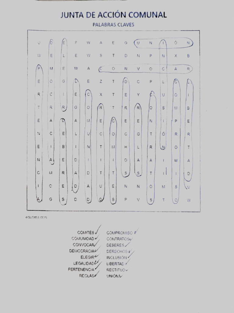 Sopa de Letras JAC | PDF | Justicia | Crimen y violencia