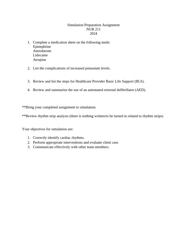 Simulation Preparation Assignment_22-1 (1) | PDF