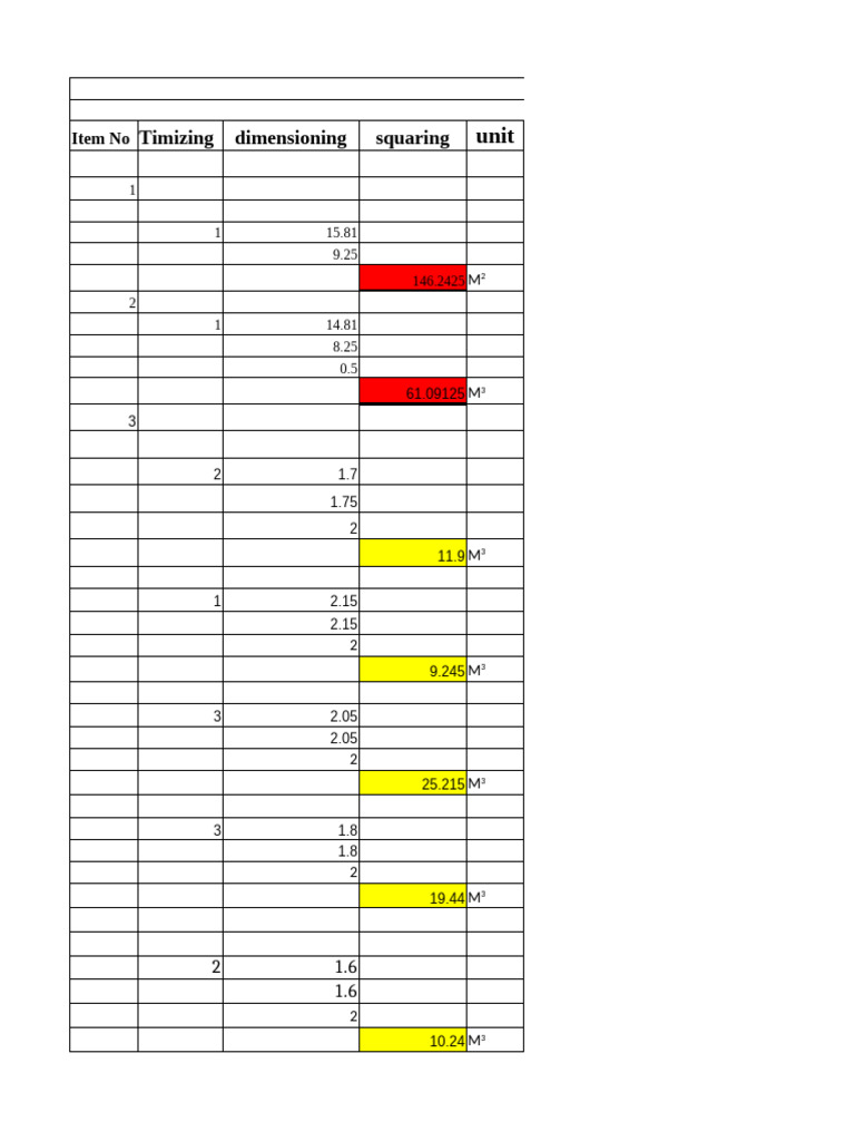 Take off Sheet pro. | PDF | Stairs | Beam (Structure)