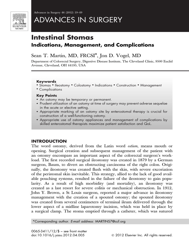 Estomas Intestinales | PDF | Abdomen | Crohn's Disease