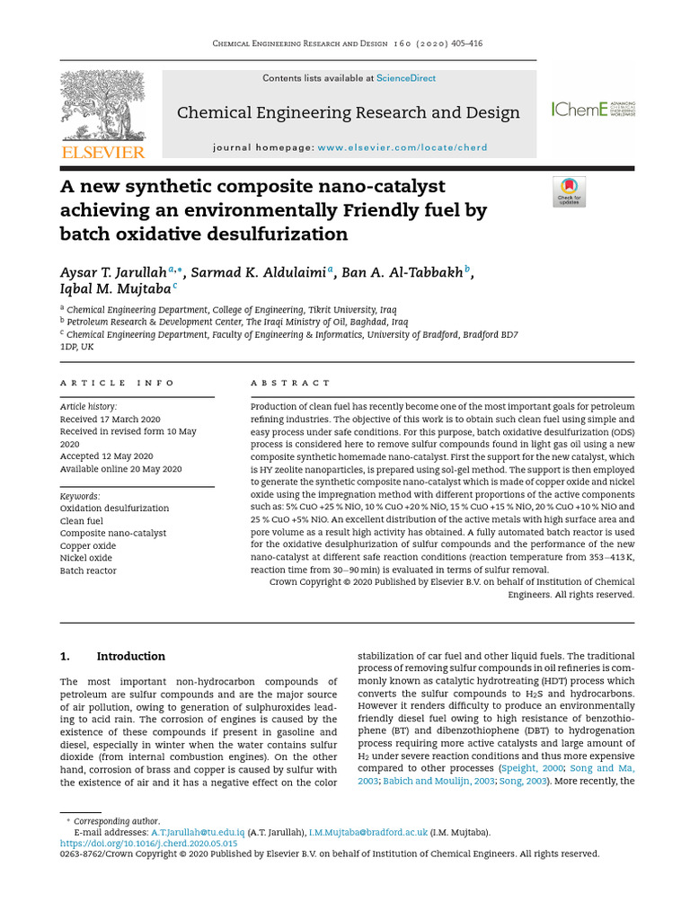 jarullah2020 | PDF | Materials | Chemical Substances