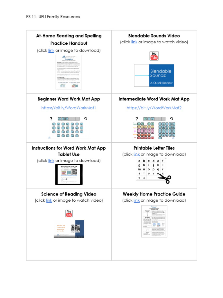 UFLI-PS-11-Parent-Resources- | PDF