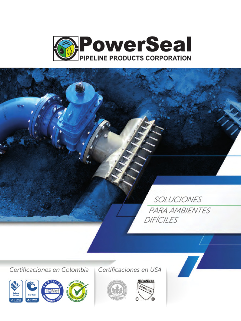 Productos PowerSeal para Acueductos | PDF | Tubería (transporte de ...