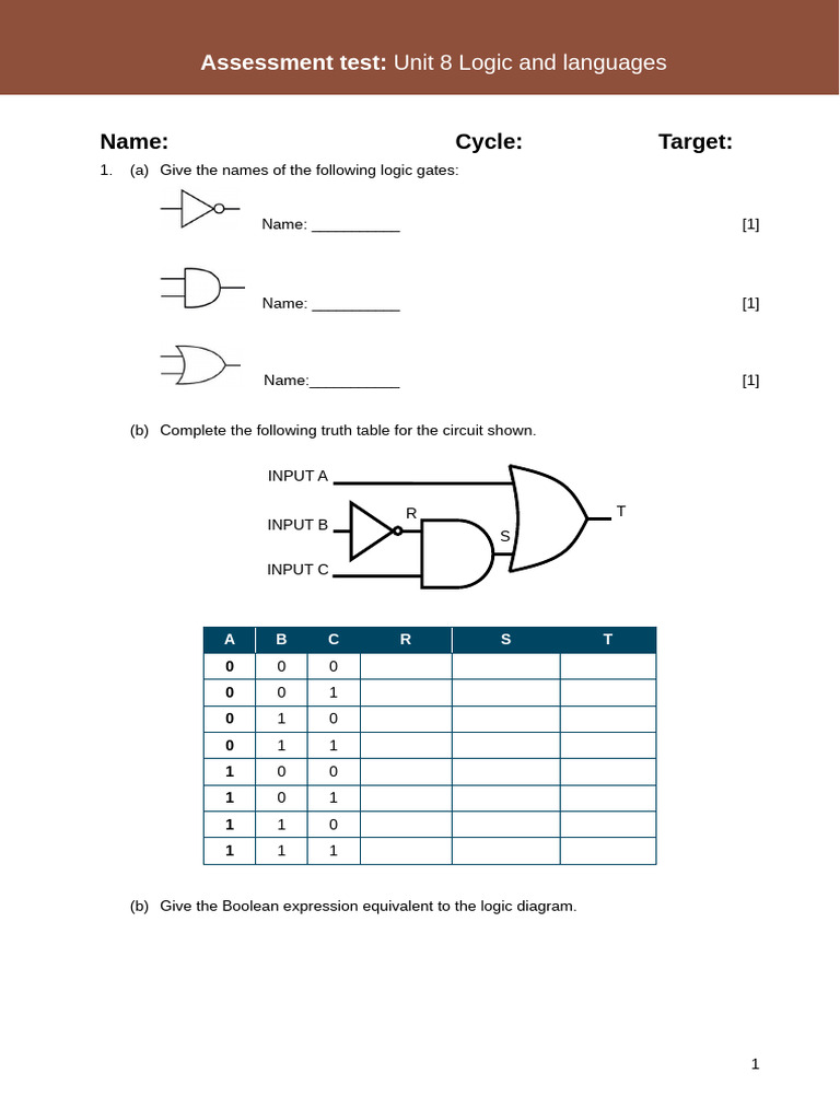 Unit_8_Assessment | PDF | Logic | Computer Program