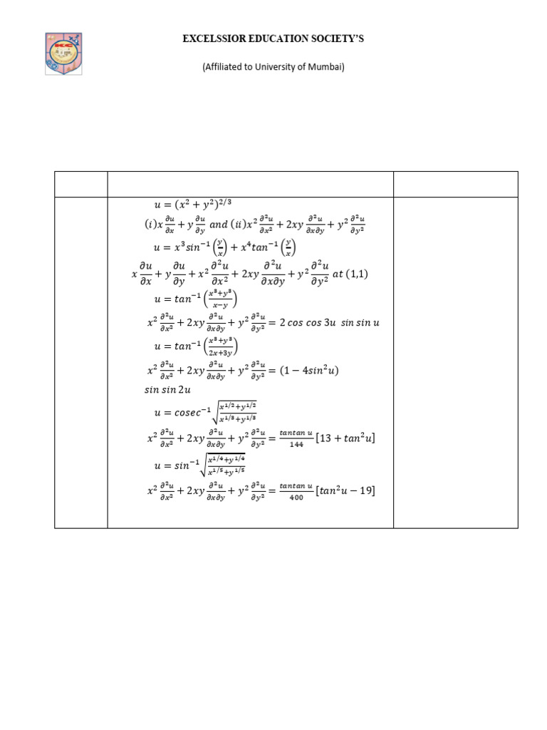 Homogeneous Functions (2024-25) | PDF