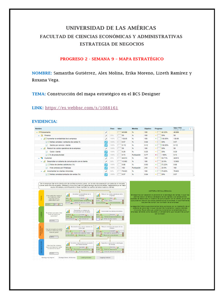 S9 - Construcción Mapa Estratégico Grupal | PDF
