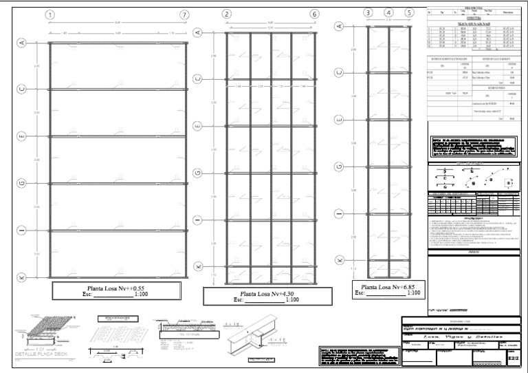 PLANO ESTRUCTURAL CABAÑA TRIANGULAR-E2 | PDF | Ingeniero civil