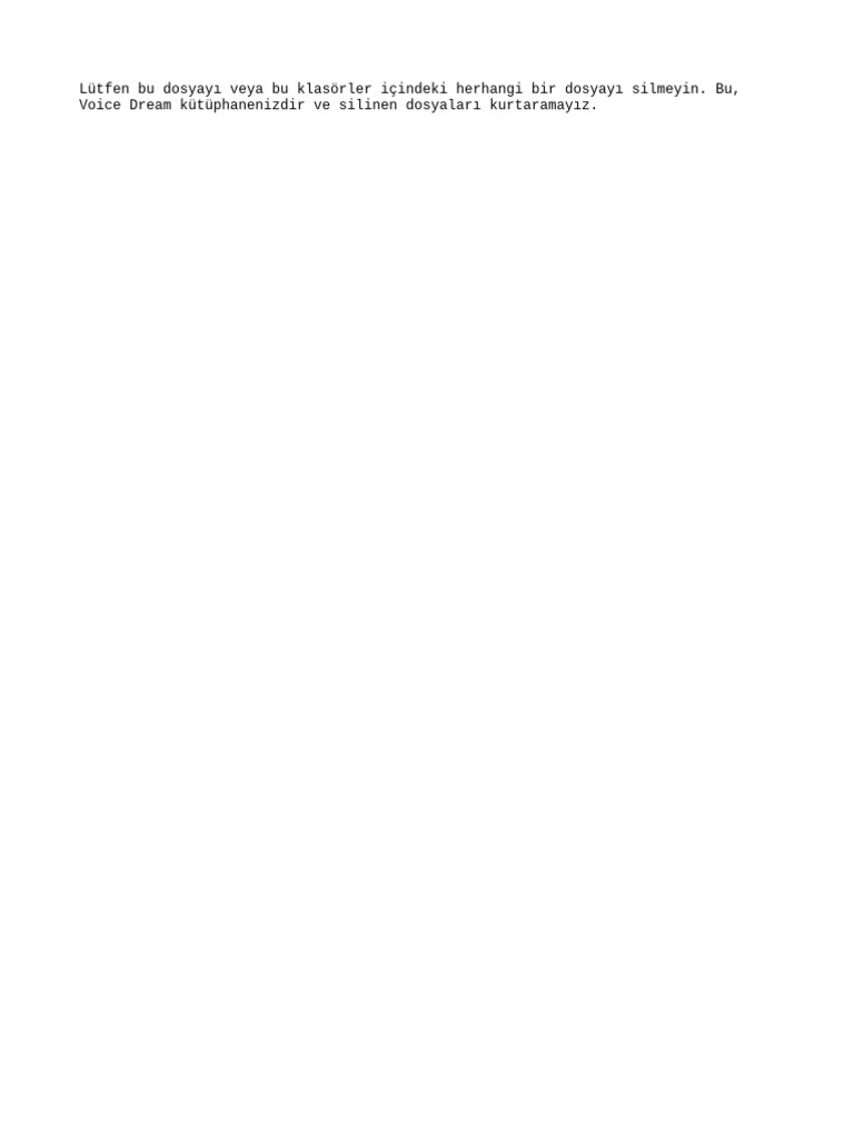 Do Not Delete These Files | PDF