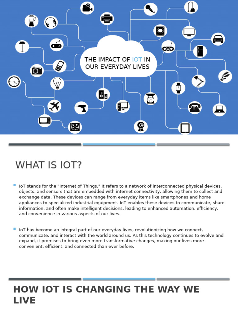 The Impact of IOT in Our Everyday Lives | PDF | Internet Of Things ...