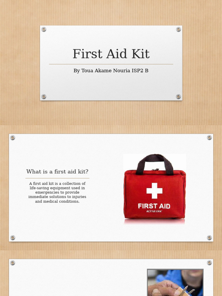 First Aid Kit | PDF