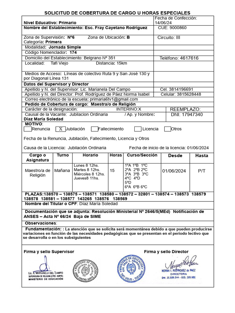 501 Esc Fray Rodriguez | PDF