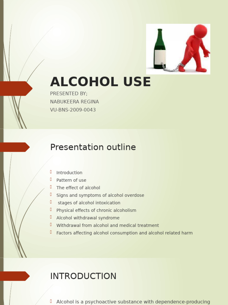 ALCOHOL ppt | PDF | Alcoholism | Alcohol Intoxication