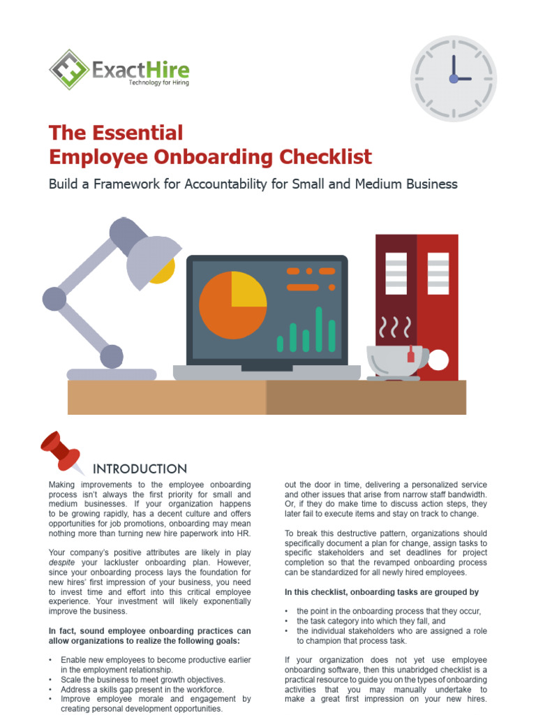Exacthire Essential Employee Onboarding Checklist | PDF | Employment ...