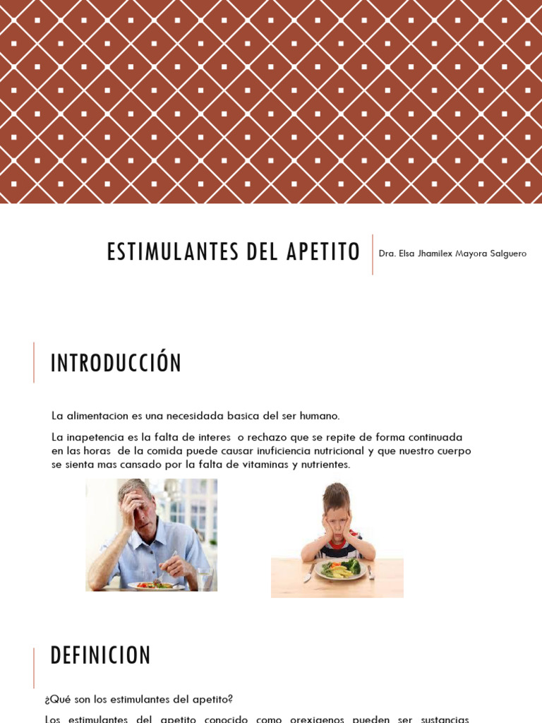 Estimulantes Del Apetito | PDF