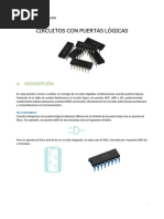 Practica Con Circuito Integrado 74LS04 (Compuerta Not) | PDF ...