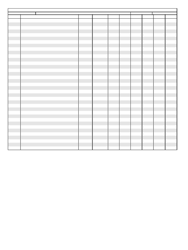 Lista de Estudiantes y Notas 4° Período | PDF