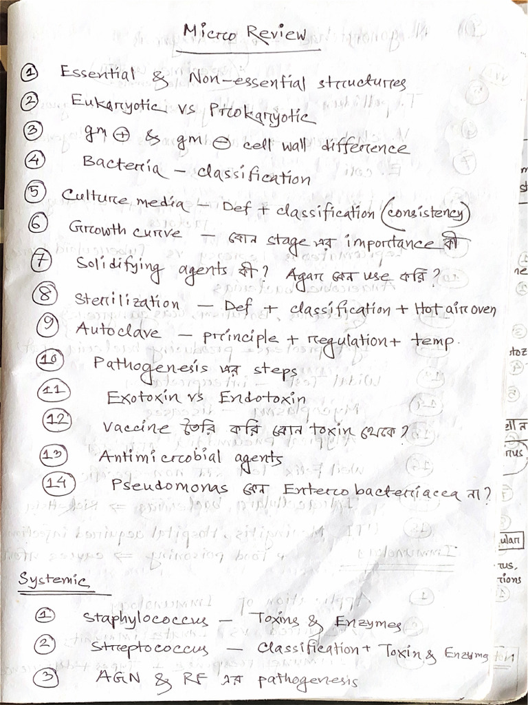 Microbiology Review (RMC) | PDF
