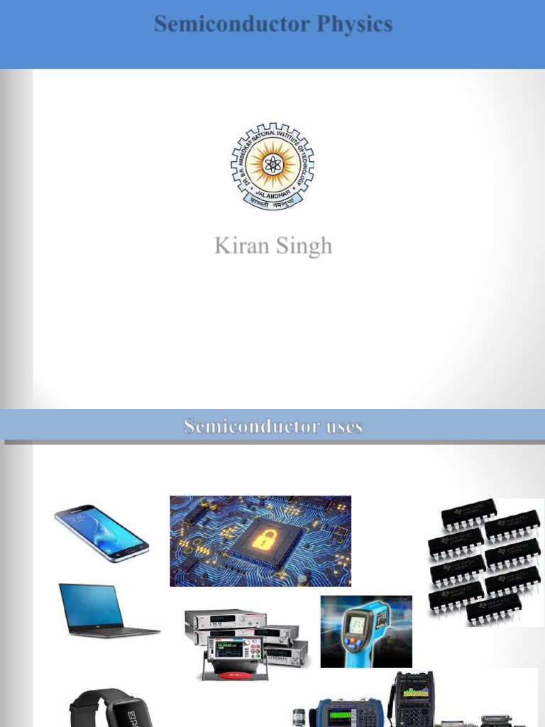 Semiconductor basics | PDF | Semiconductors | Doping (Semiconductor)