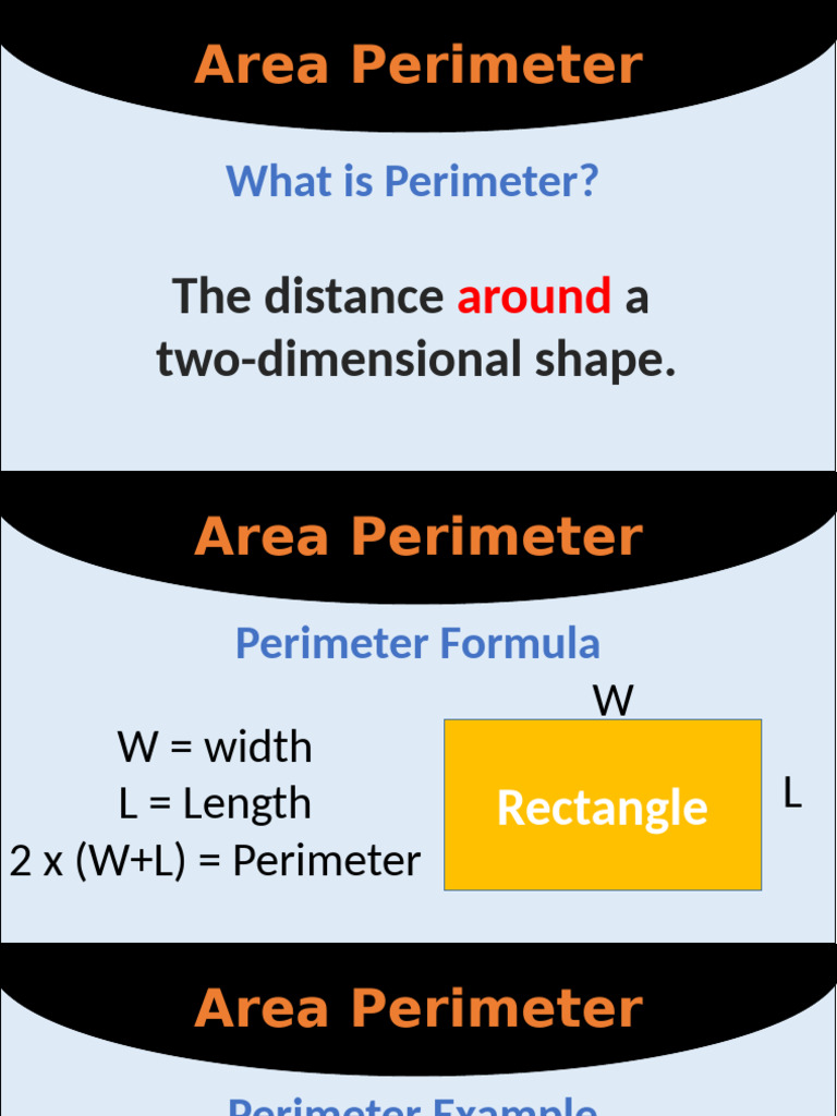 Area and Perimeter Power Point | PDF