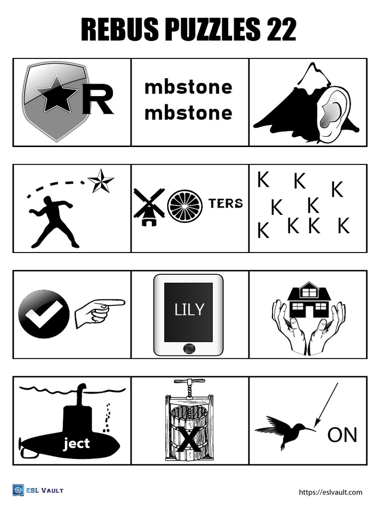 Rebus Puzzles 22 | PDF