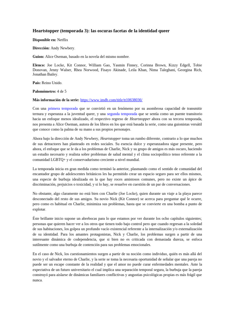 Heartstopper T3 | PDF