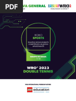 WRO Venezuela 2025: Categorías y Reglas | PDF | Robot | Robótica