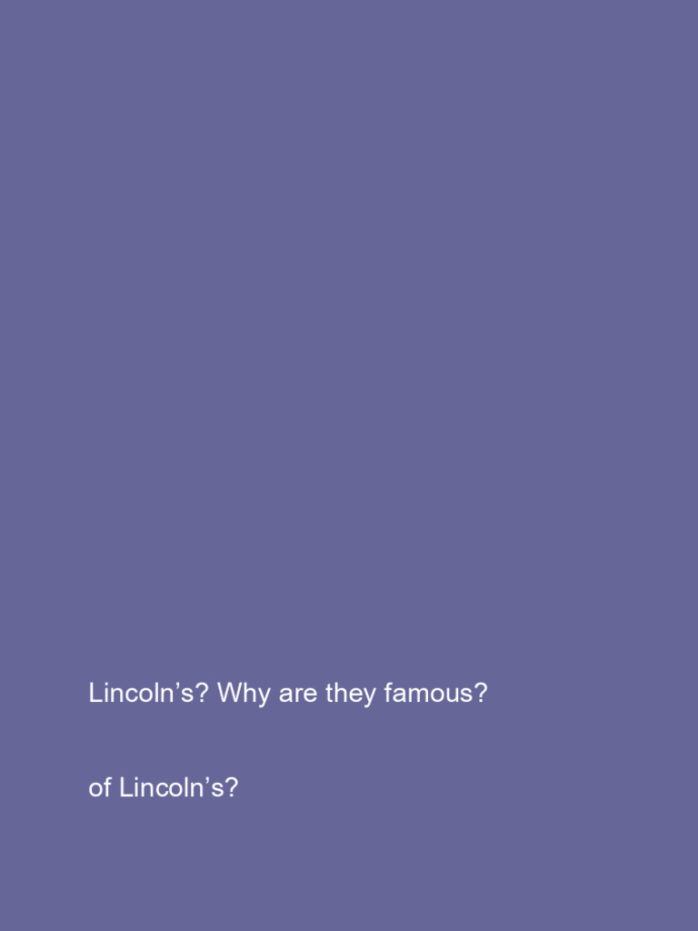 The Lincoln Memorial Comprehension-1 | PDF