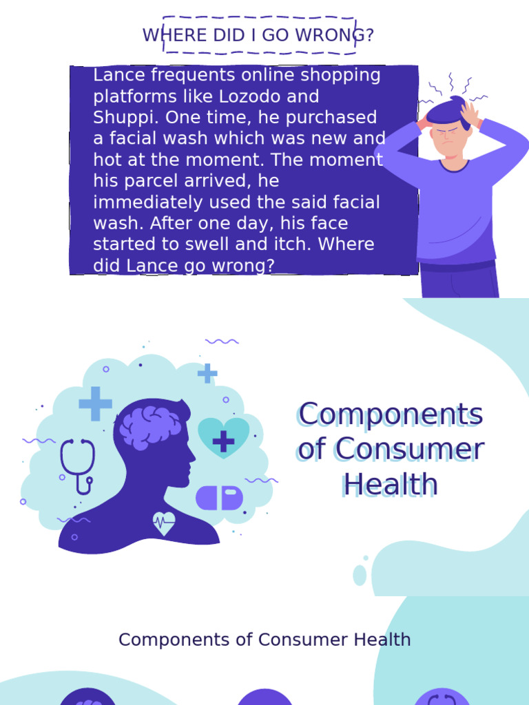 Components of Consumer Health | PDF | Health Care | Medicine